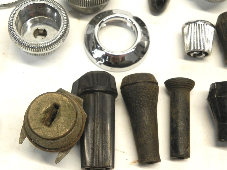 LOT OF VINTAGE USED 1960'S-1970'S AMC SWITCH KNOBS BEZELS TRIM PIECES ...