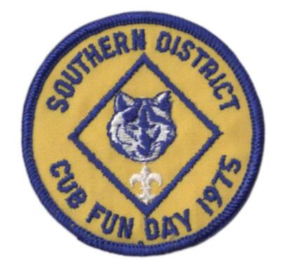 1975 Cub Fun Day Southern District BSA Patch BL Bdr. [VA-4404] | eBay