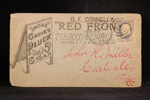 Pennsylvania: Carlisle 1886 Connelly Tobacco & Cigars Pluck Advertising ...