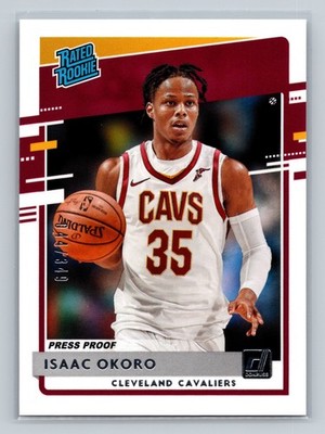 Isaac Okoro 2020-21 Donruss Press Proof Silver /349 RC Rookie #203 ...