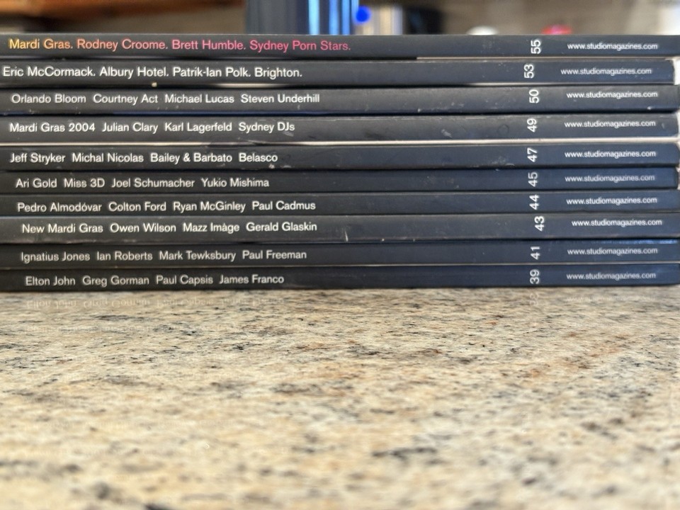 Gay Interest. (NOT ONLY) blue magazine. Lot of 10 issues. | eBay