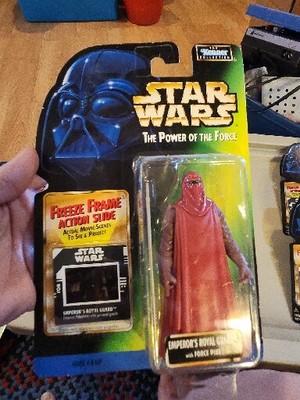 1997 Star Wars The Power Of The Force Emperors Royal Guard Action Slide ...