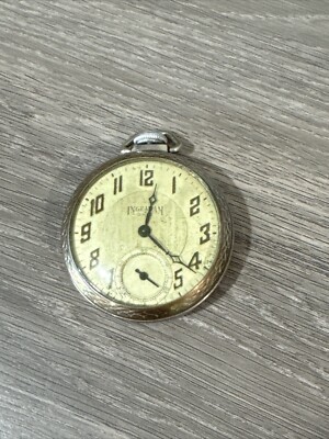 The E Ingraham Company Vtg Pocket Watch Runs | eBay