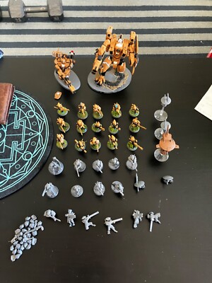 Warhammer 40k Tau army lot + Hundreds Of Tau Bits Included! | eBay