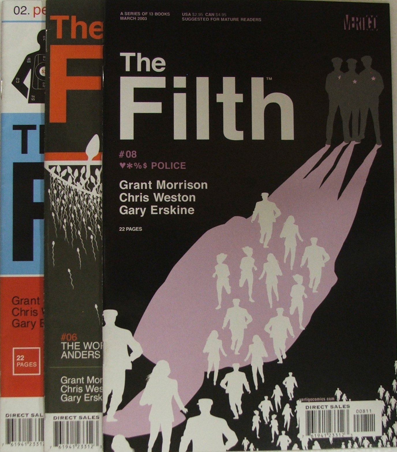 DC Vertigo Comics The Filth Lot of 3 Books. Issues 2, 6, 8 | eBay
