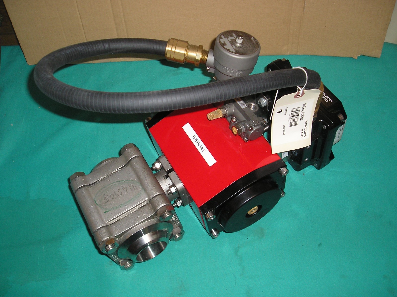 Contromatics Actuator w/ Flowserve Ultraswitch and 2" CF8M , SS Valve ...