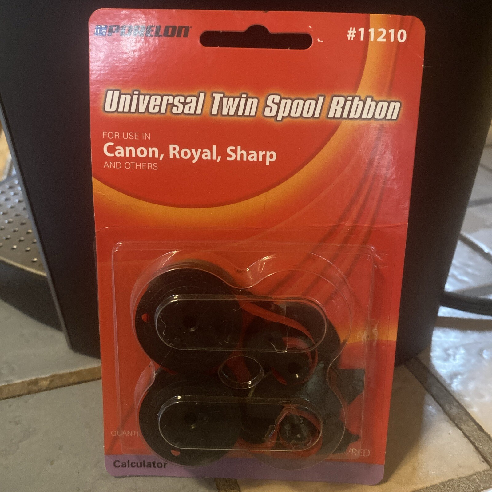 Porelon 11210 Black Red Universal Twin Spool Calculator Ribbon for sale ...