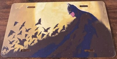 Batman Booster License Plate Bats Marvel Comics Bat Man DC Comics ...