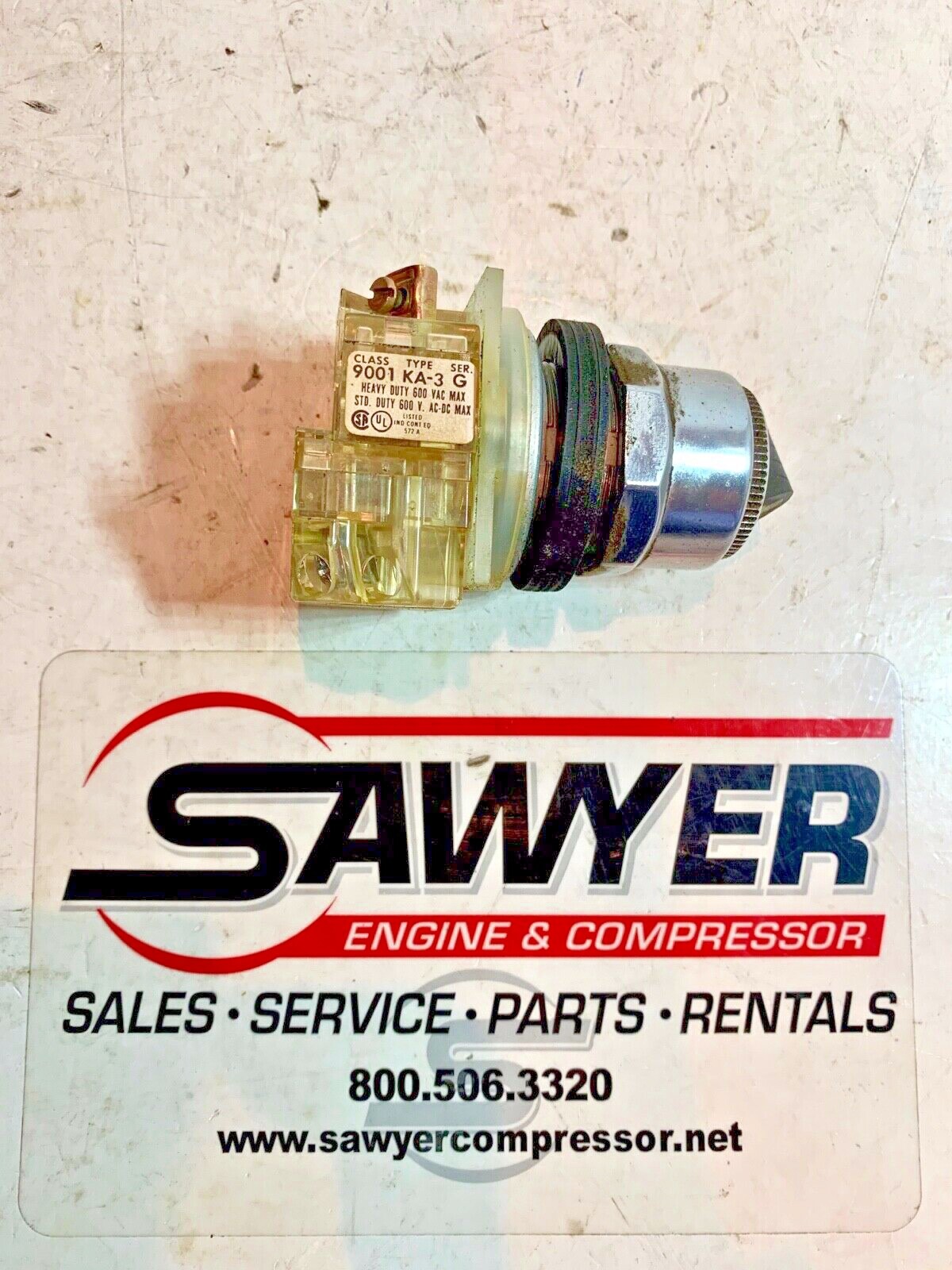 Square D Selector Switch class 9001, type KA-2 heavy duty 600V Max ...