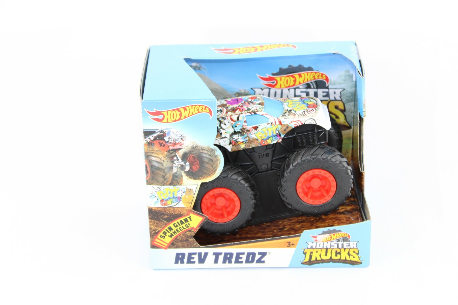 Hot Wheels Monster Trucks 1 43 Scale Potty Central Rev Tredz for sale ...