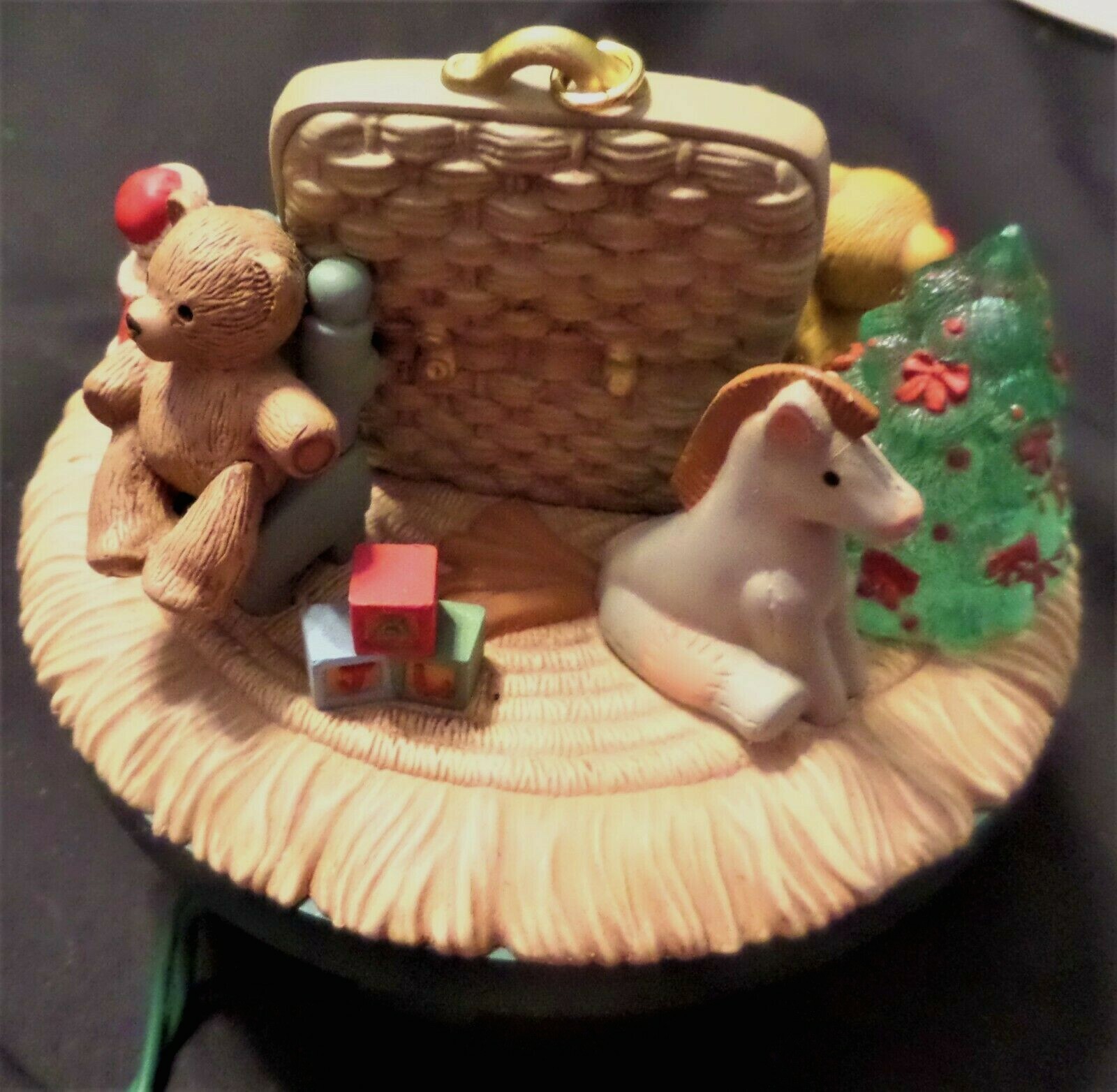 Hallmark Ornament Victorian Toy Box Magic Light Motion Music Toyland ...