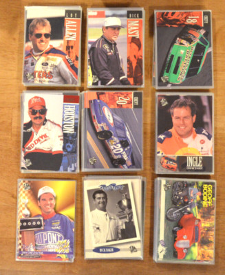 1995 Press Pass Racing 145 Card Set Complete with Rusty Wallace Insert ...