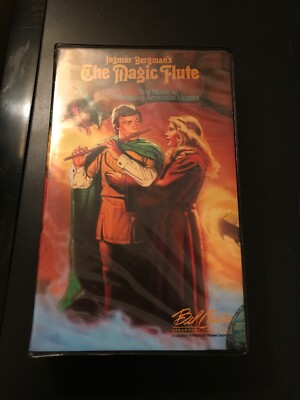 Ingmar Bergman's “The Magic Flute” Original Clamshell VHS 1986 Mozart ...