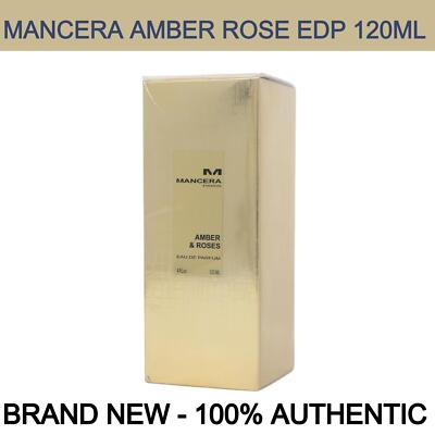 Mancera Amber & Roses Eau de Parfum Unisex 4 oz Spray Bottle - BRAND ...