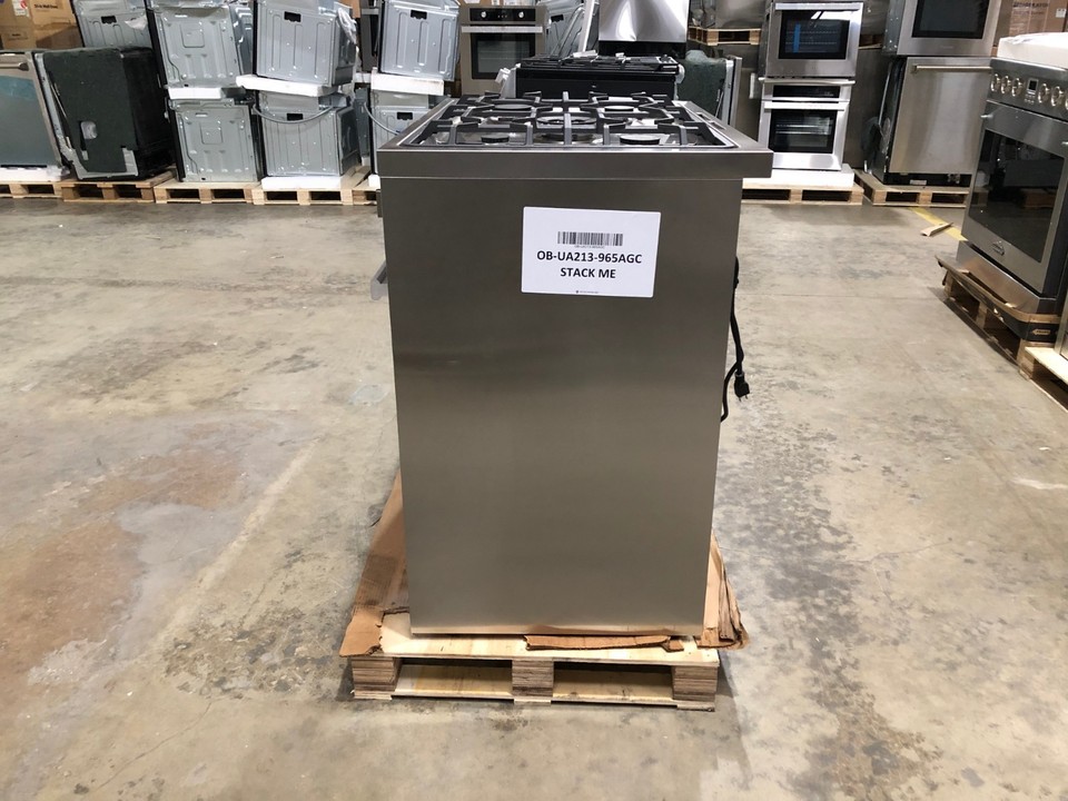36 in. Gas Range, 5 Burners, Stainless Steel (OPEN BOX, COSMETIC ...