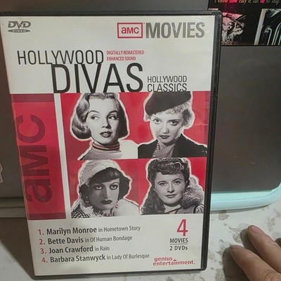 Hollywood Divas DVD 4 Movie Collection Marilyn Monroe Bette Davis Joan ...