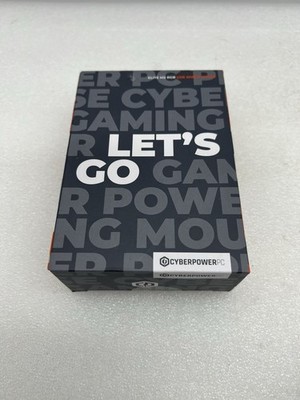 Cyberpower PC Elite M2 Wired Black Gaming Mouse RGB 6-Color 6 Buttons ...