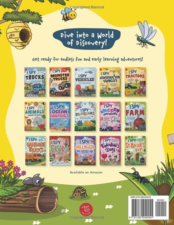 I Spy Bugs: Spot Ladybugs, Caterpillars, Butterflies & More! A Cute ...