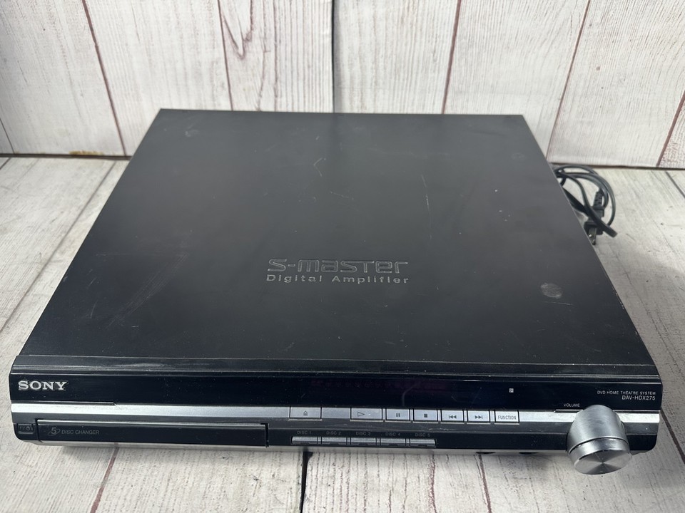 SONY HCD-HDX275 HDMI 5-Disc Receiver DVD Player Home Theatre - No ...