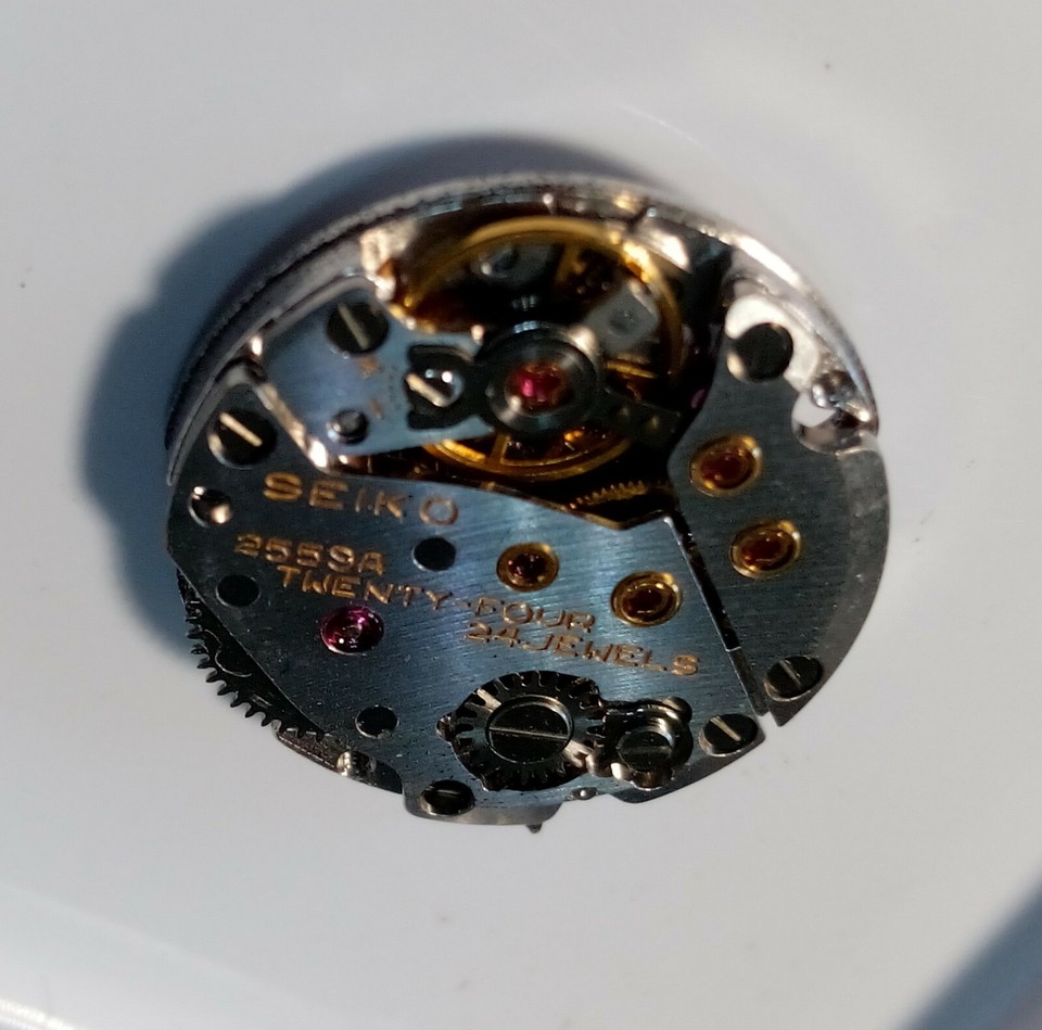 1970's SEIKO 24 Jewel 2559-0079 Wristwatch Stainless Steel Manual Wind ...