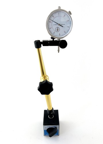 SCHLEIFPAPIERPROFI Messuhr mit Magnetstativ Messuhrhalter magnetisch ...