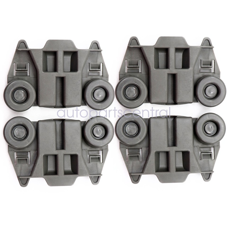 Set of 4 For KitchenAid Kenmore Dishwasher Lower Rack Wheel Roller ...