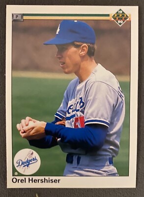 1990 Upper Deck #256 Orel Hershiser Baseball Card - - Near Mint or ...