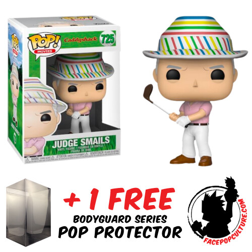 FUNKO POP CADDYSHACK JUDGE SMAILS WITH HAT #725 EXCLUSIVE + FREE POP ...