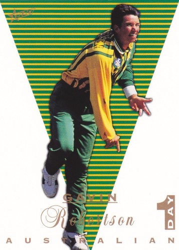 ACB 1998 SELECT ONE DAY SERIES GAVIN ROBERTSON CARD 35/100 | eBay Australia