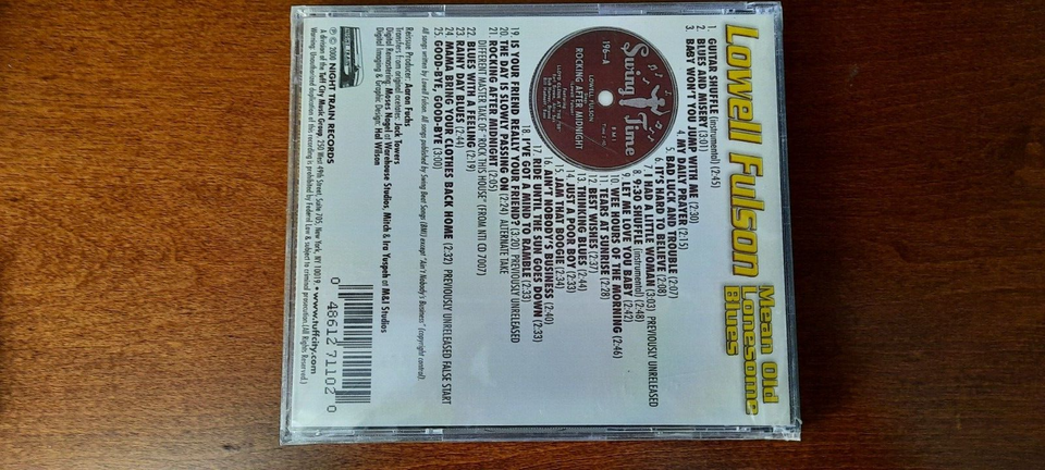 Mean Old Lonesome Blues / Lowell Fulson (CD, 2000, Night Train) NEW ...