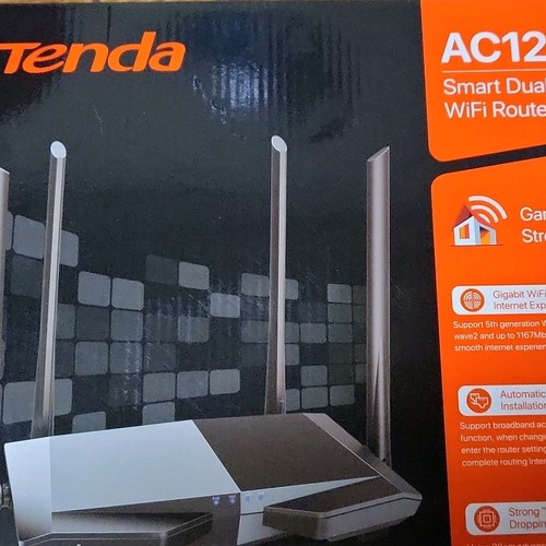 Tenda AC1200 Dual-Band Gigabit Wireless Router 867Mbps 3 LAN Ports ...