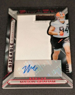 2025 Panini Black Mason Graham Sizable Signatures Auto RC /20 Browns | eBay
