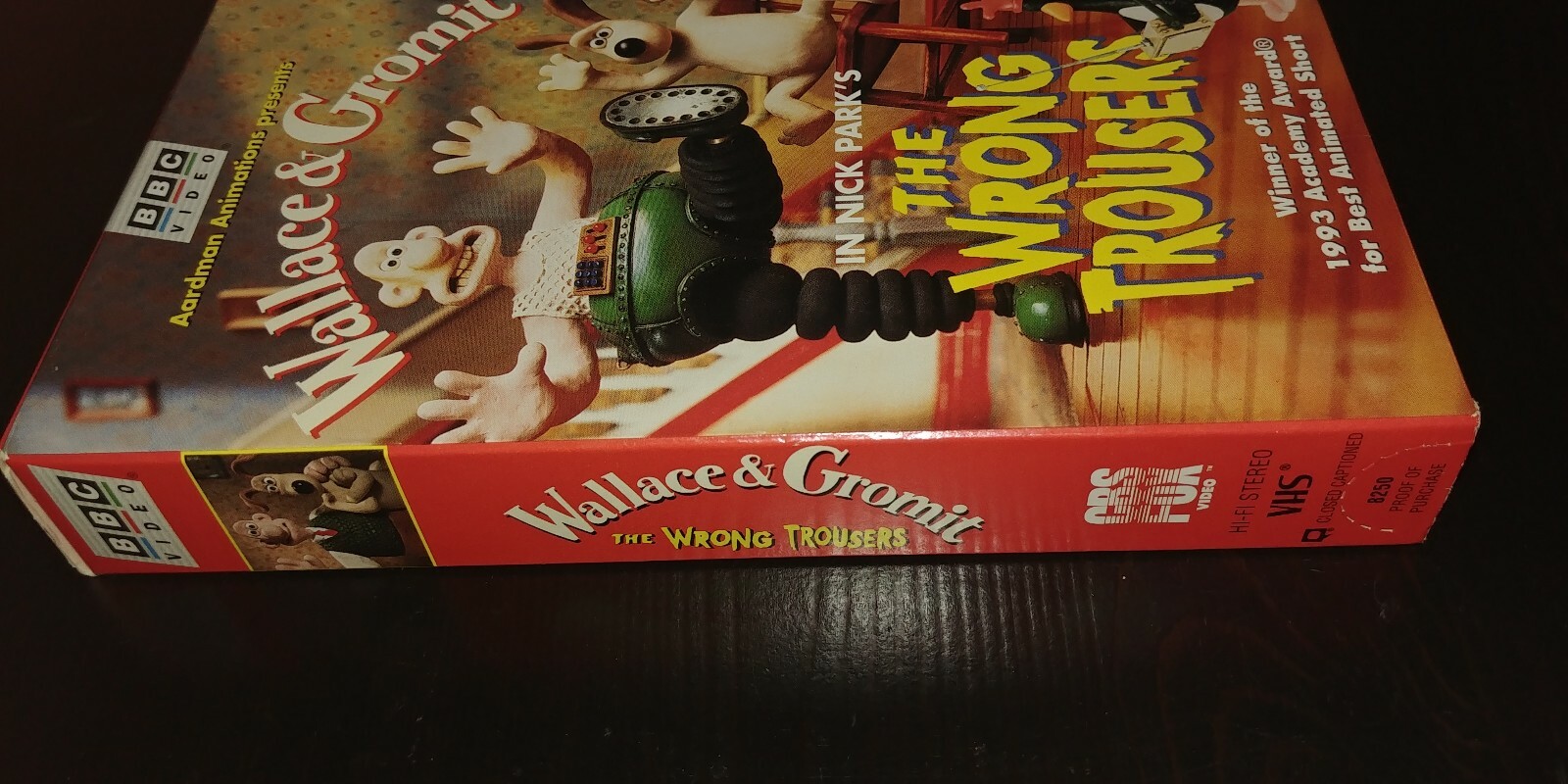 Wallace Gromit - The Wrong Trousers (VHS, 1995) 86162825033 | eBay