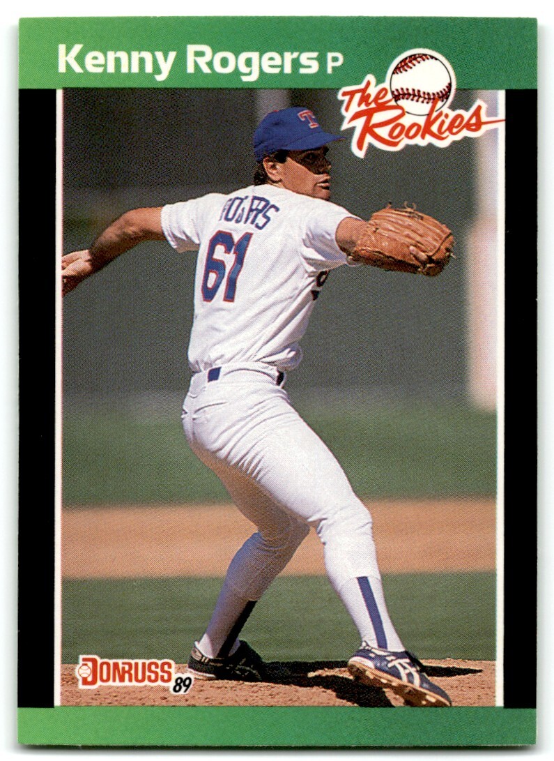 1989 Donruss The Rookies Kenny Rogers Rookie Texas Rangers #13 | eBay