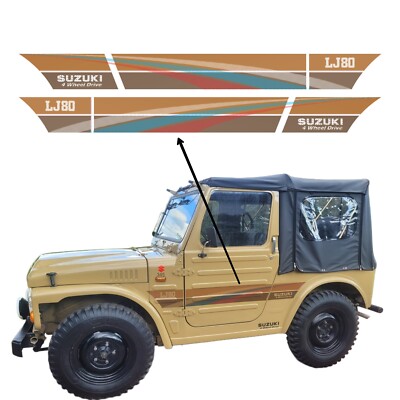 suzuki lj80 side body stickers | eBay