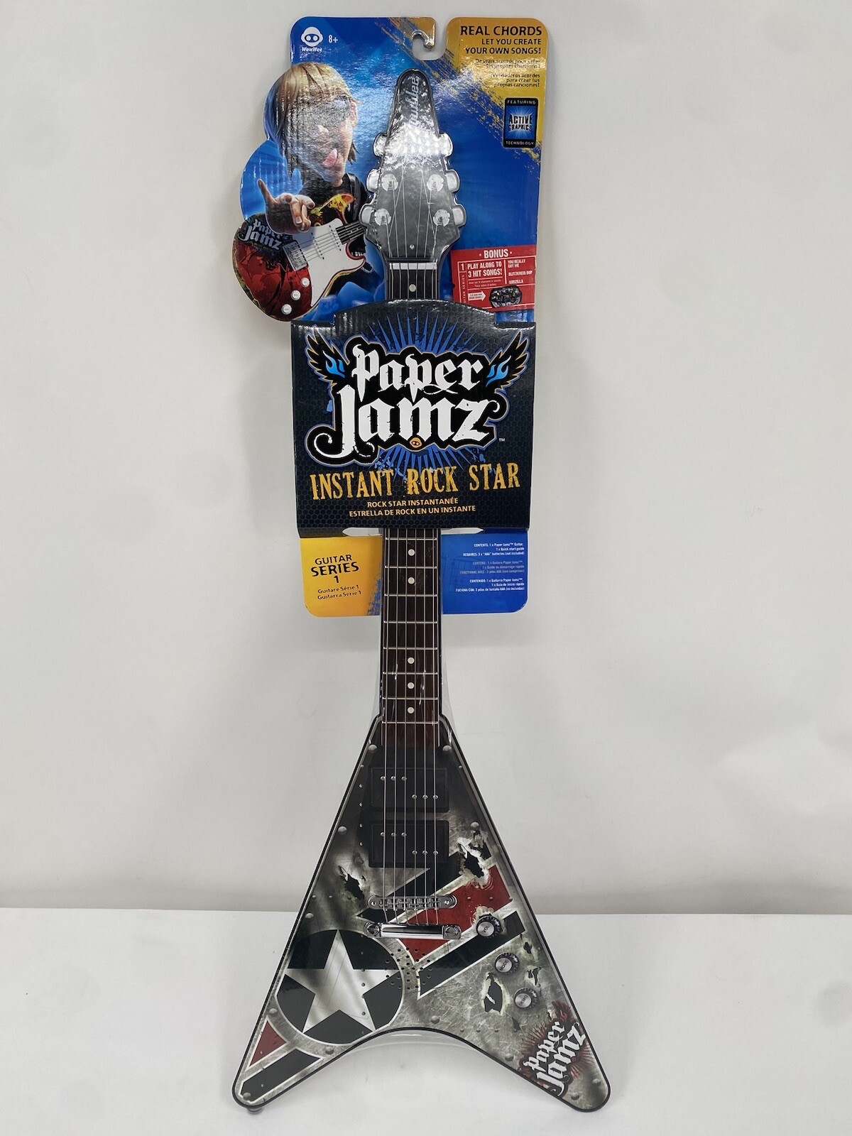 Paper Jamz Guitar Musical Instrument Toy SERIES 1 Style 4 WowWee ...