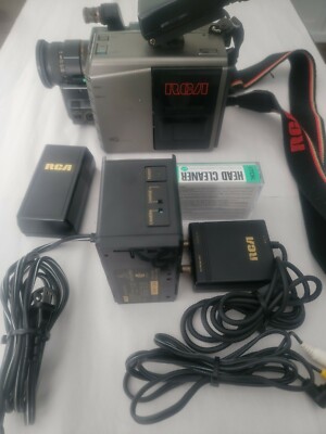 RCA CPR100 Camcorder Lot Case VHS-C Cassette Adapter Vintage Video ...