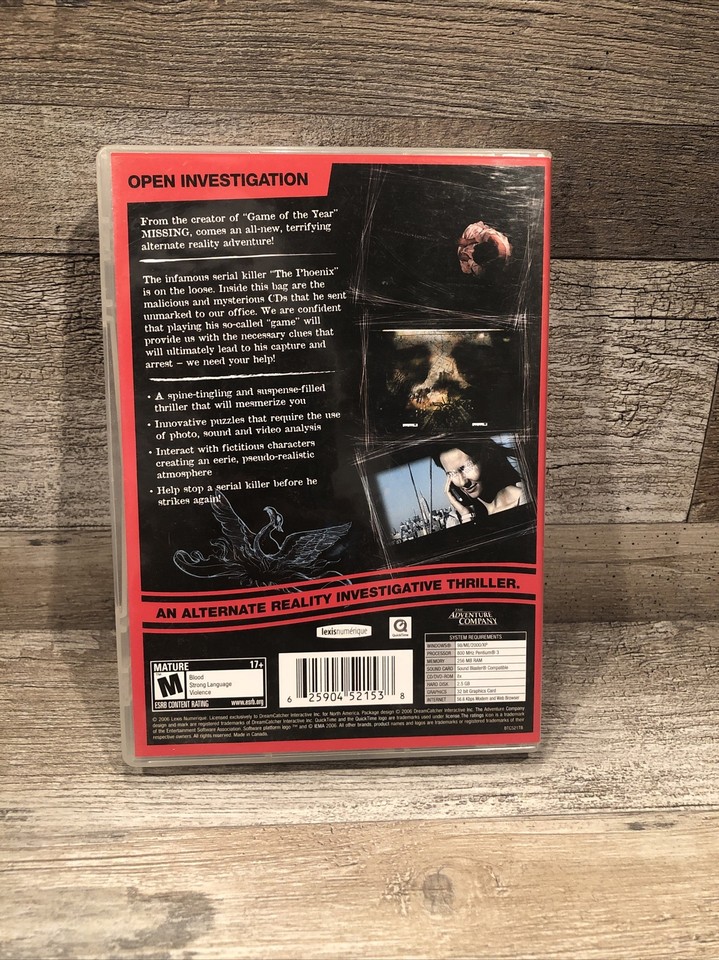 Evidence: The Last Ritual (PC, 2006) 625904521538| eBay