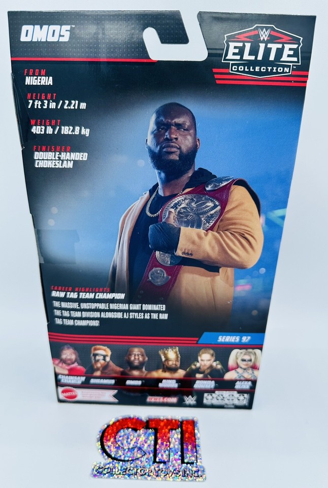 IN HAND - 2022 MATTEL WWE WWF "THE NIGERIAN GIANT" OMOS - SERIES 101 ...