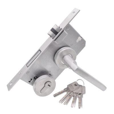 European Mortise Door Lock Set 7255/5572 Mute Lock body+Lock Cylinder ...