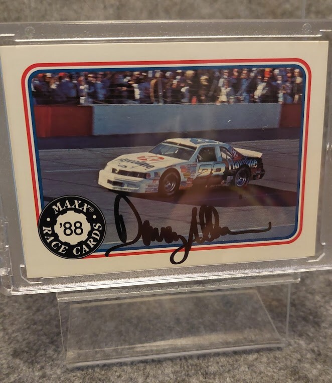 Davey Allison #28 AUTOGRAPHED 1988 Maxx Race Card #89 JSA (AU18684) HOF ...