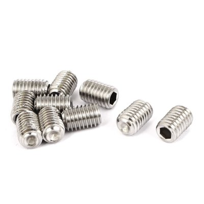 10 Pcs M3 x 4mm Set Screw Grub Screw Hex Socket - 3mm x 4mm x 0.5mm ...