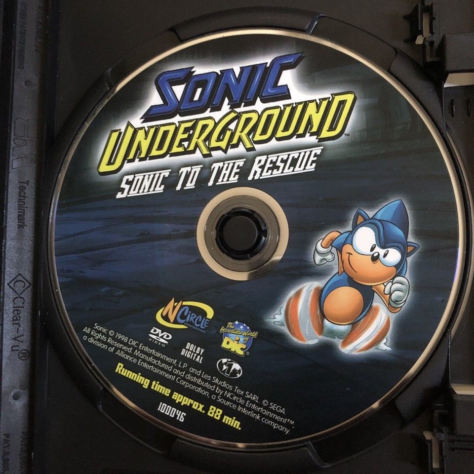 Sonic Underground - Sonic to the Rescue (DVD, 2008) 843501000465| eBay