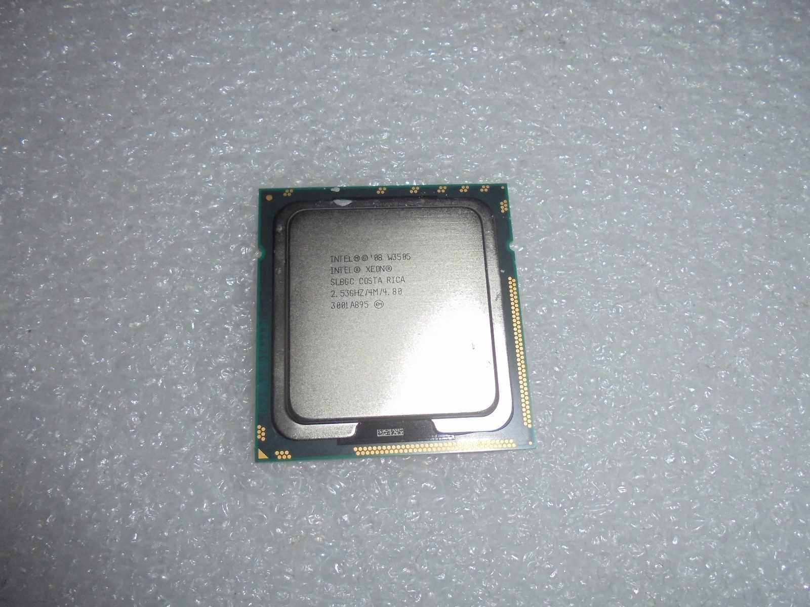 Intel Xeon Processor W3505 4M Cache 2.53GHz SLBGC CPU Dual Core LGA1366 ...