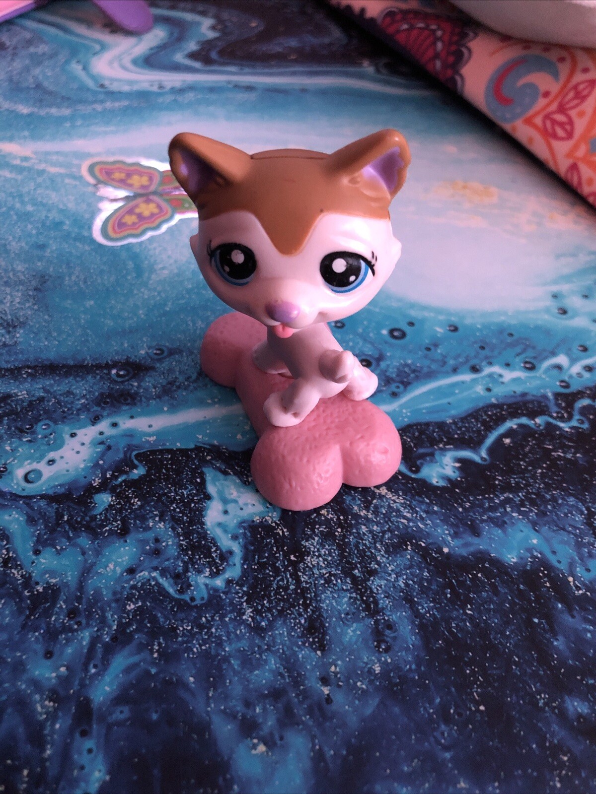 LPS LITTLEST PET SHOP MCDONALDS HAPPY MEAL TOY 2010 HUSKY DOG FIGURE CAKE TOPPER | eBay
