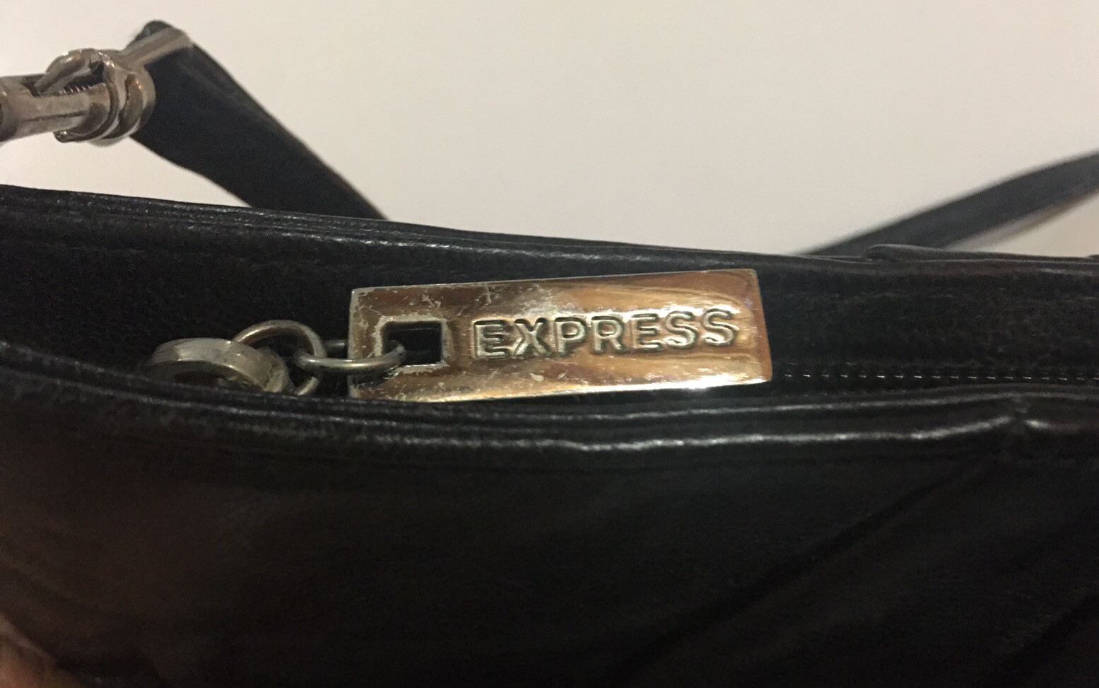 Express Small Black Leather Purse | eBay