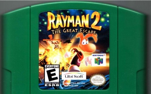 Rayman 2 The Great Escape Nintendo 64 N64 OEM Official Original ...