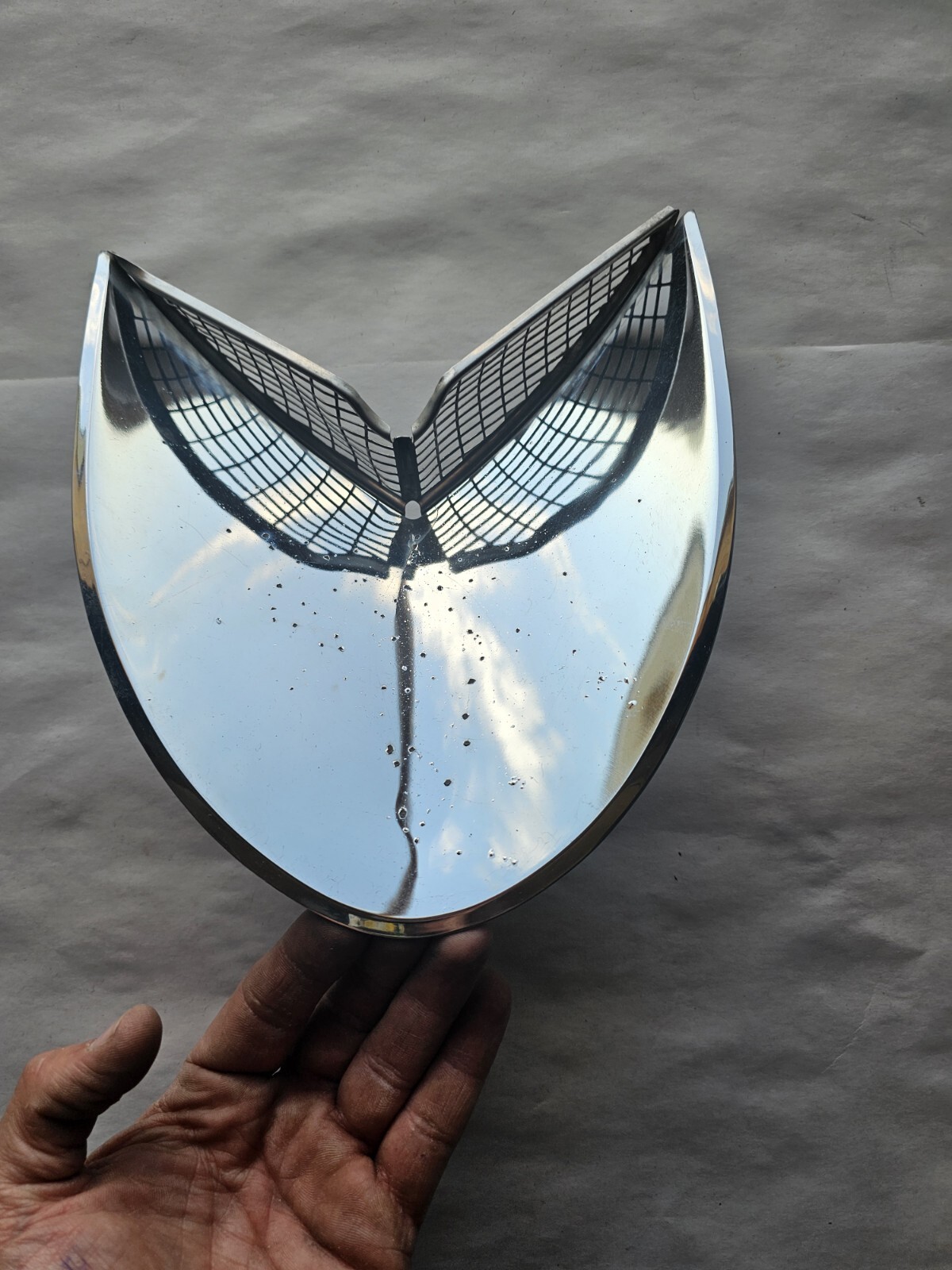 1956 Buick Hood Ornament Base Dry Desert Climate Special Roadmaster ...