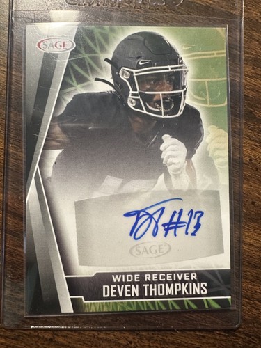 2022 SAGE High Series- Autographs Deven Thompkins #A-DT | eBay