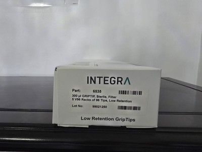 Integra 300µl GRIPTIP, Steril Filter 5V96 Racks of 96 Tips Low retation ...